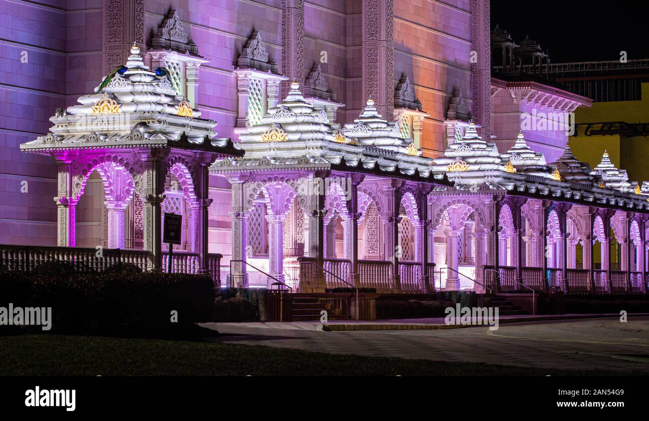 Swaminarayan mandir new jersey hi-res stock photography and images - Alamy