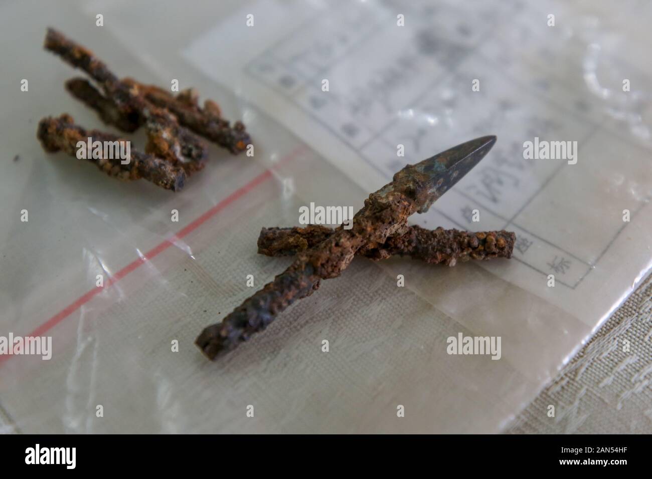 The tools to produce stone-made armors in Mausoleum of Qin Shi Huang ...