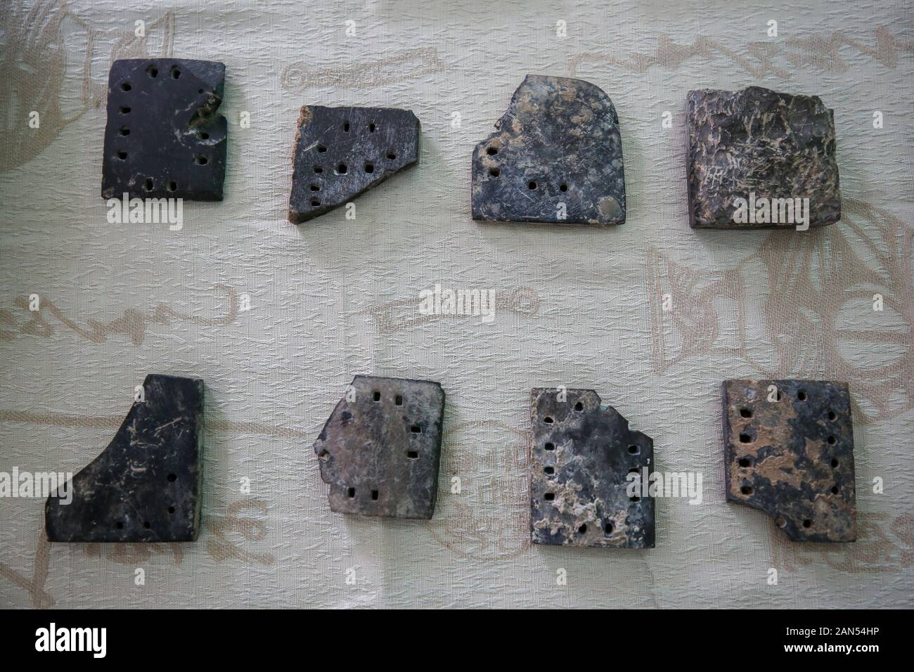 The tools to produce stone-made armors in Mausoleum of Qin Shi Huang ...
