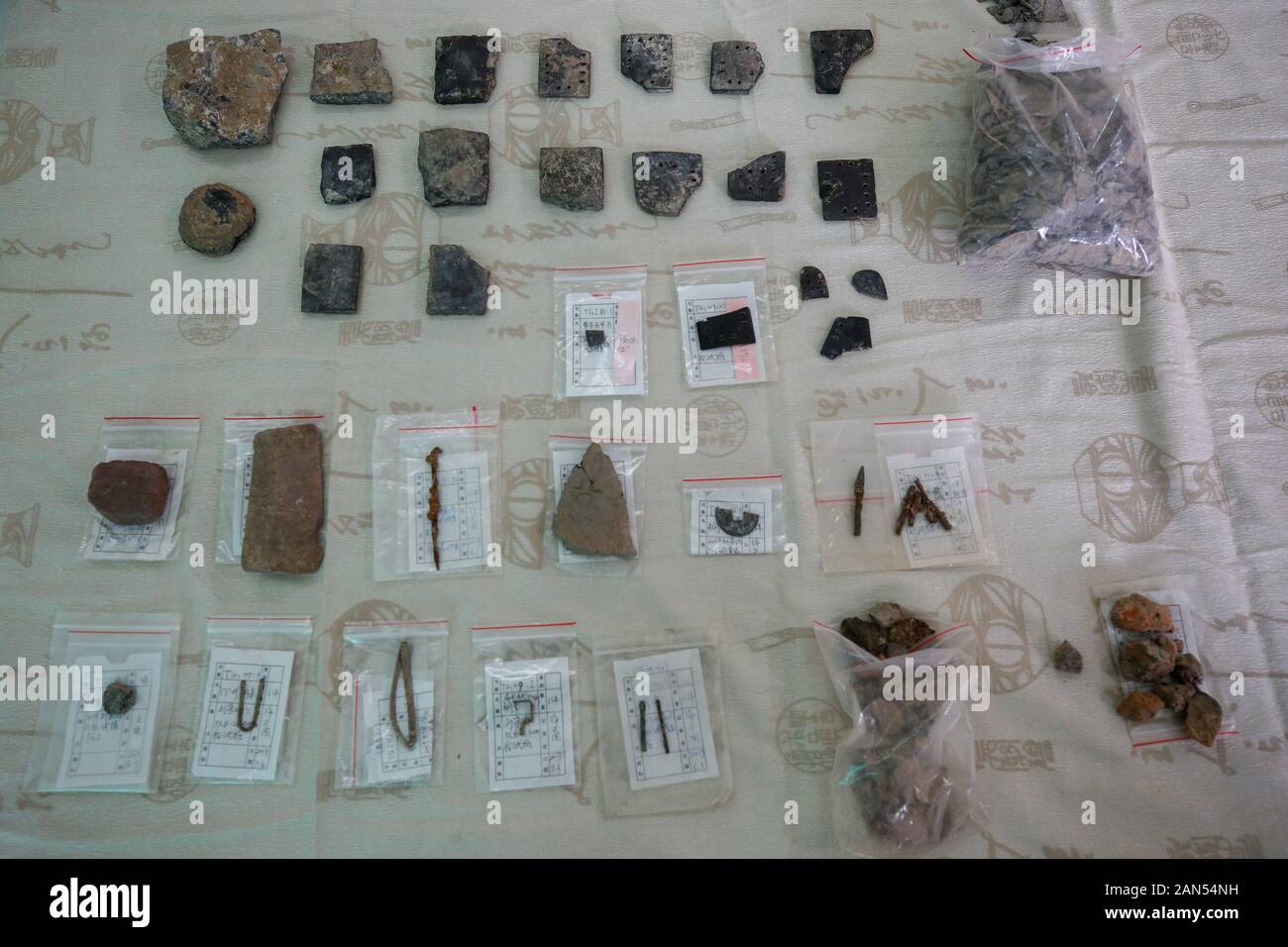 The tools to produce stone-made armors in Mausoleum of Qin Shi Huang ...