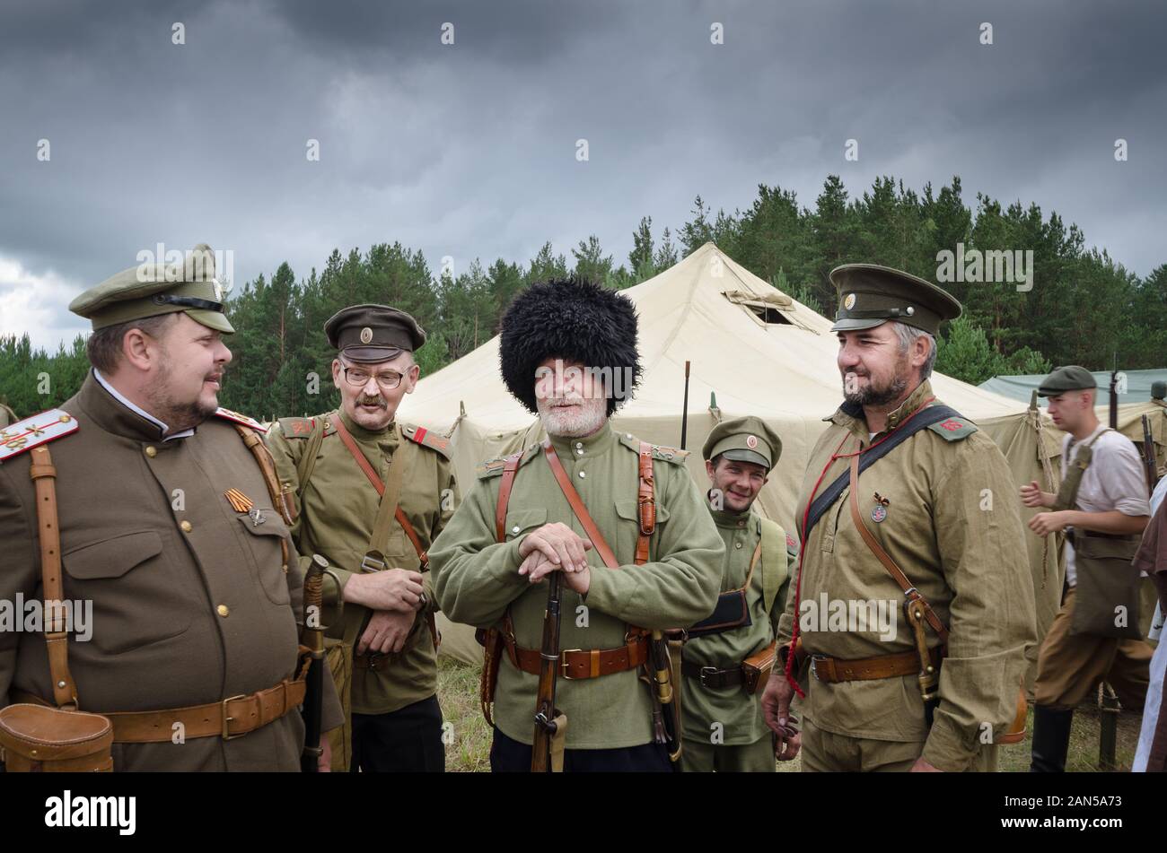 Russian Civil War White Army Uniforms
