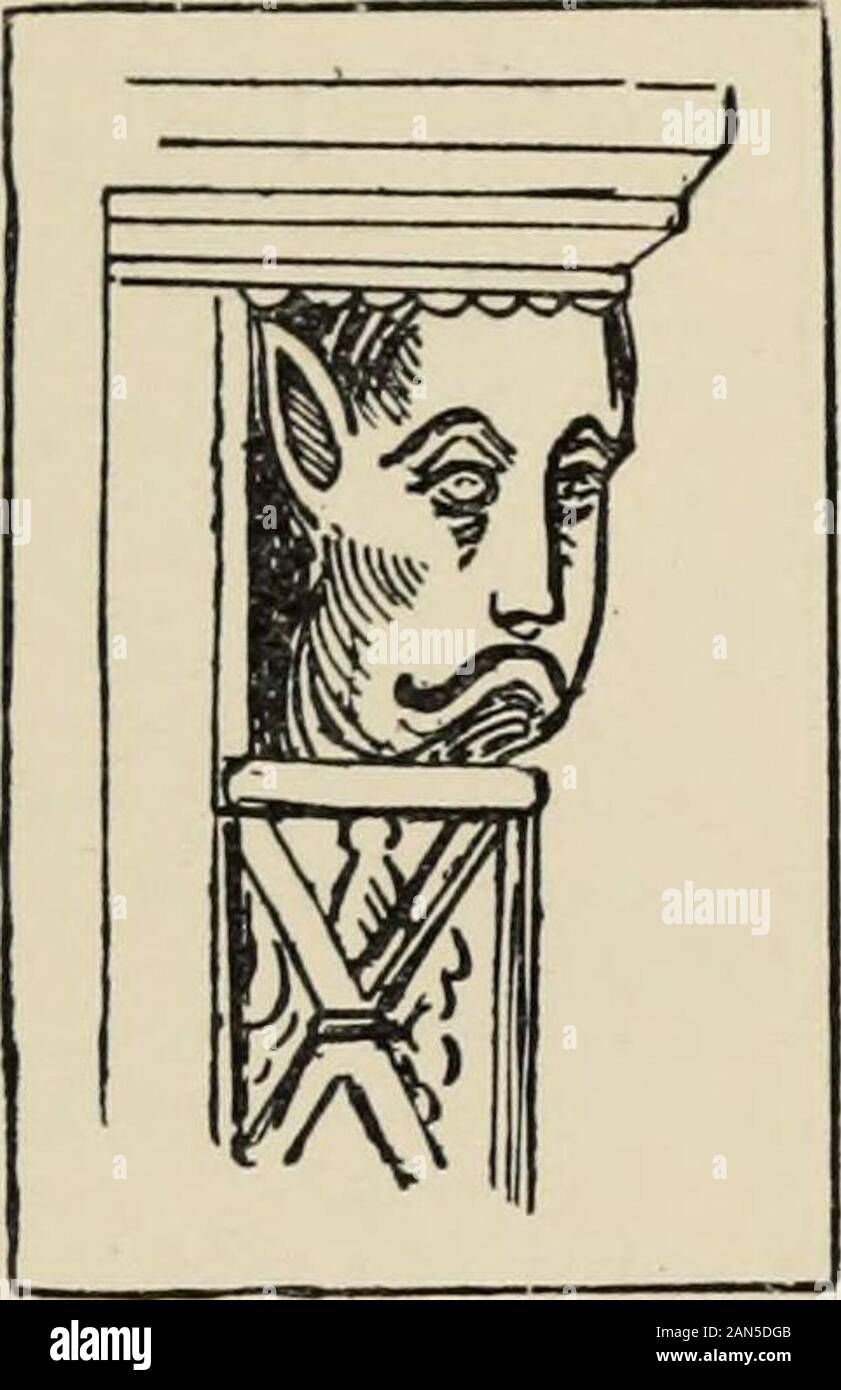 The grotesque in church art . BEAK HEADS, IFFLEY. It is probable that ...