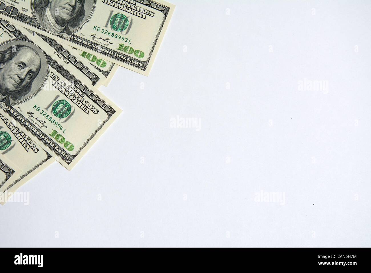 US dollar money cash currency background. American Dollars 100 banknote ...