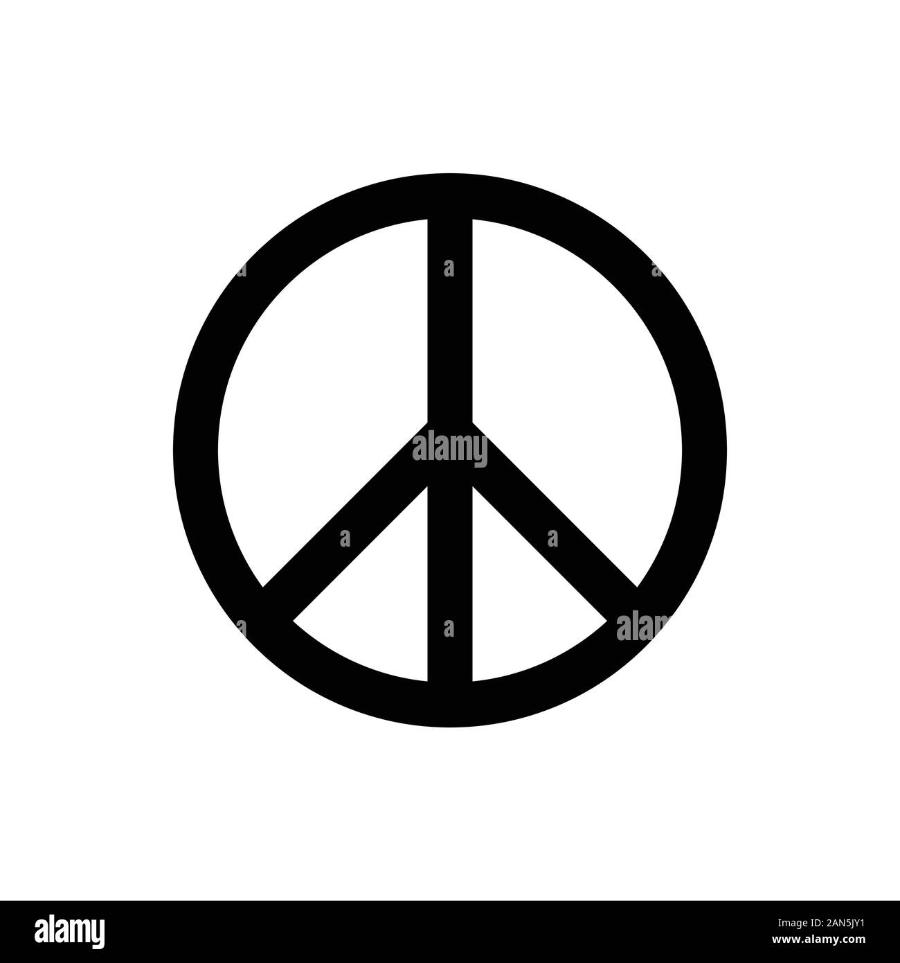 Peace sign icon vectorfor graphic design, logo, web site, social media ...