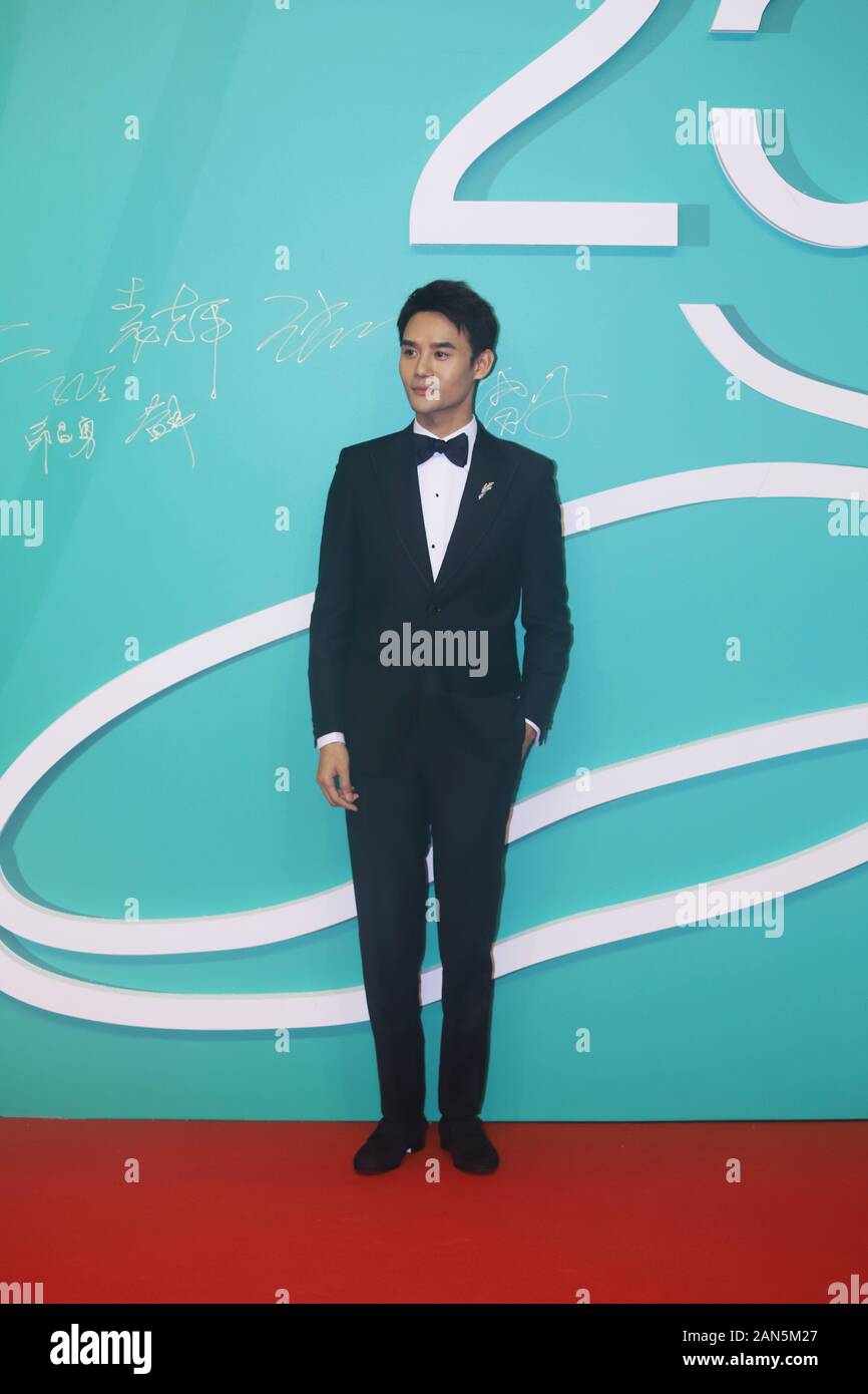 --FILE--Chinese actor Wang Kai shows up at the 25th Shanghai TV ...