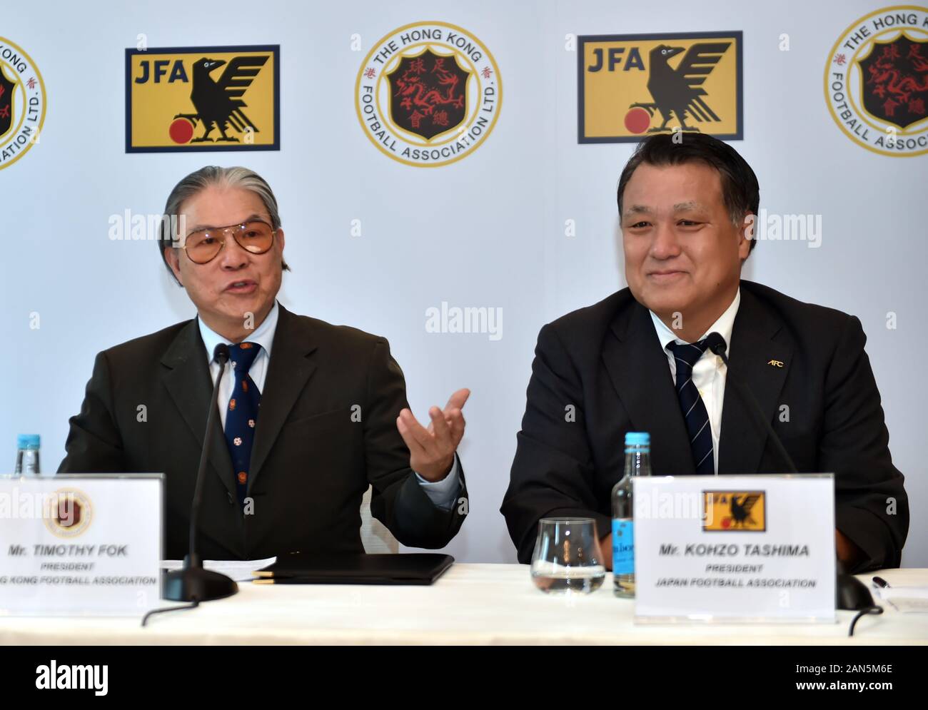 Timothy Fok Tsun-ting, president of Hong Kong Football Association ...
