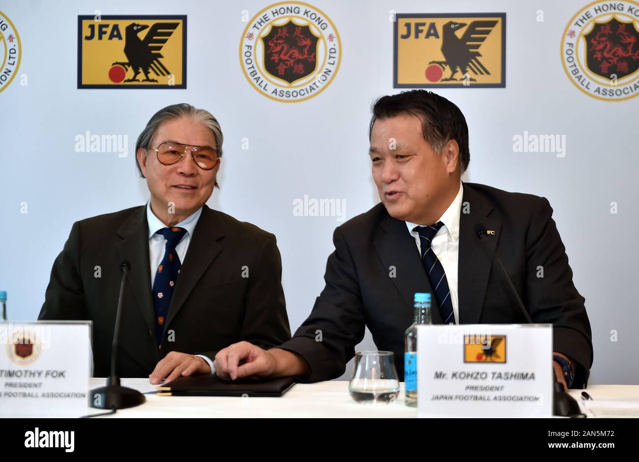 Timothy Fok Tsun-ting, president of Hong Kong Football Association ...