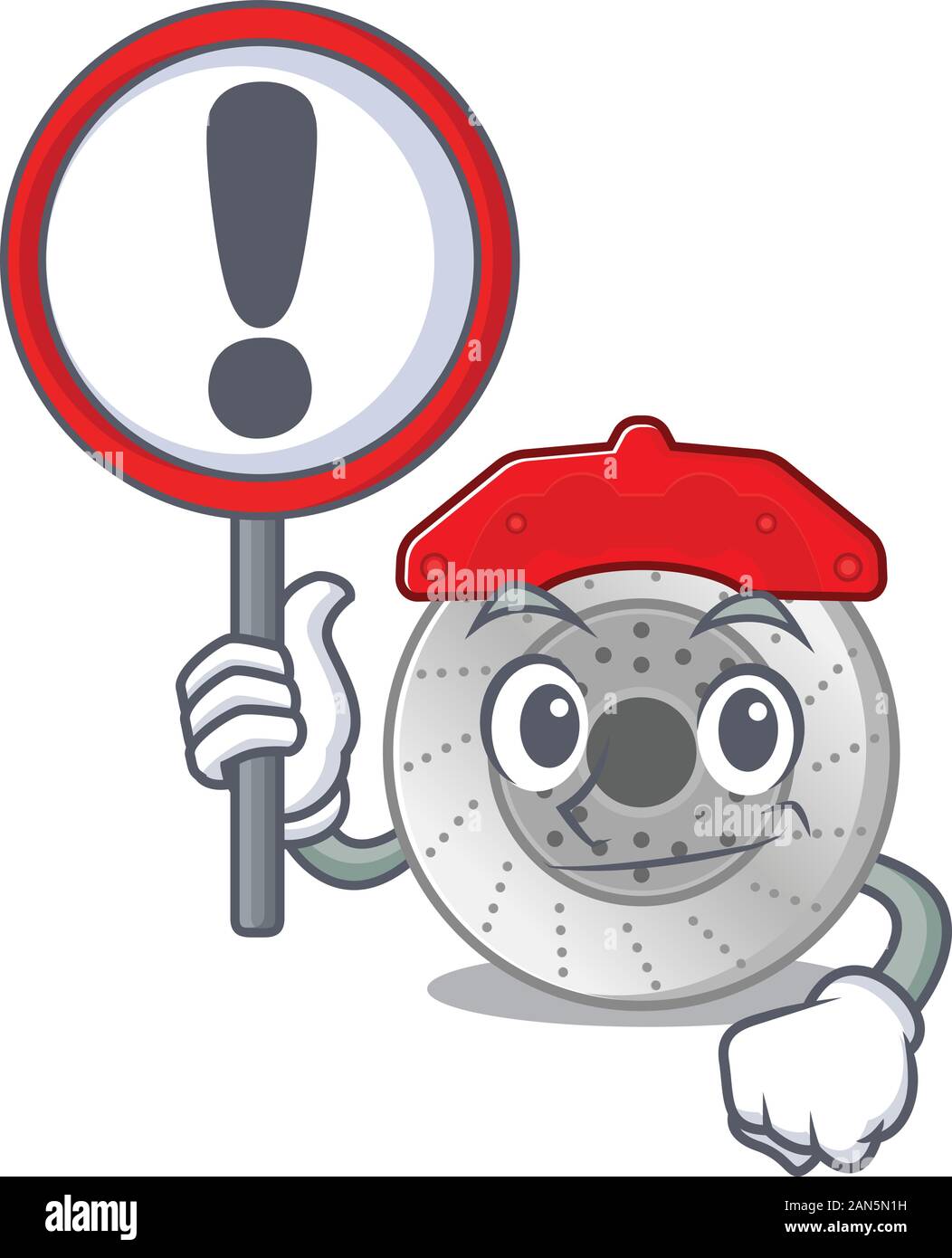 cool and funny car brake raised up a Sign Stock Vector Image & Art - Alamy