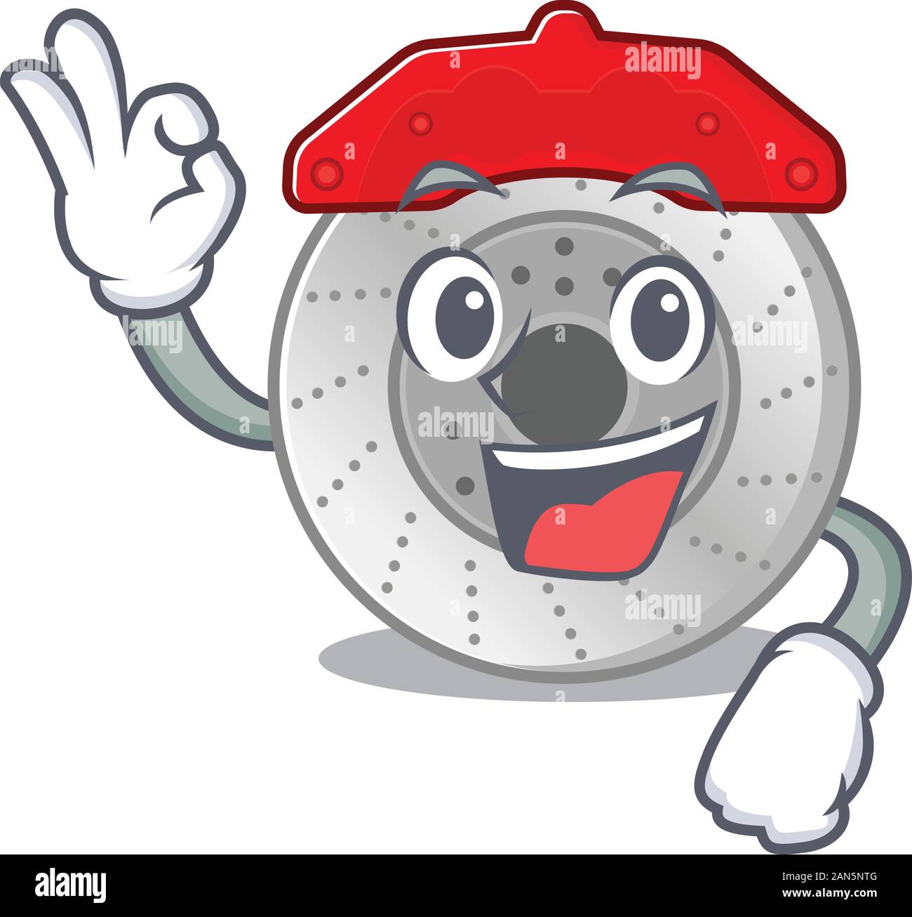 A picture of car brake making an Okay gesture Stock Vector Image & Art ...