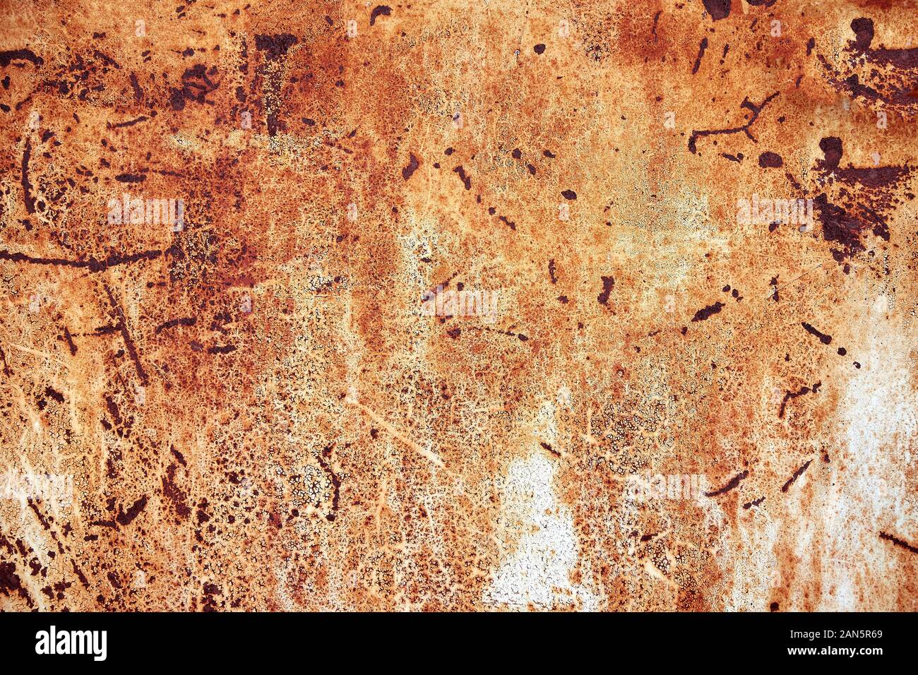 Texture old paint on a rust metal surface. Metal background, rust, copy ...