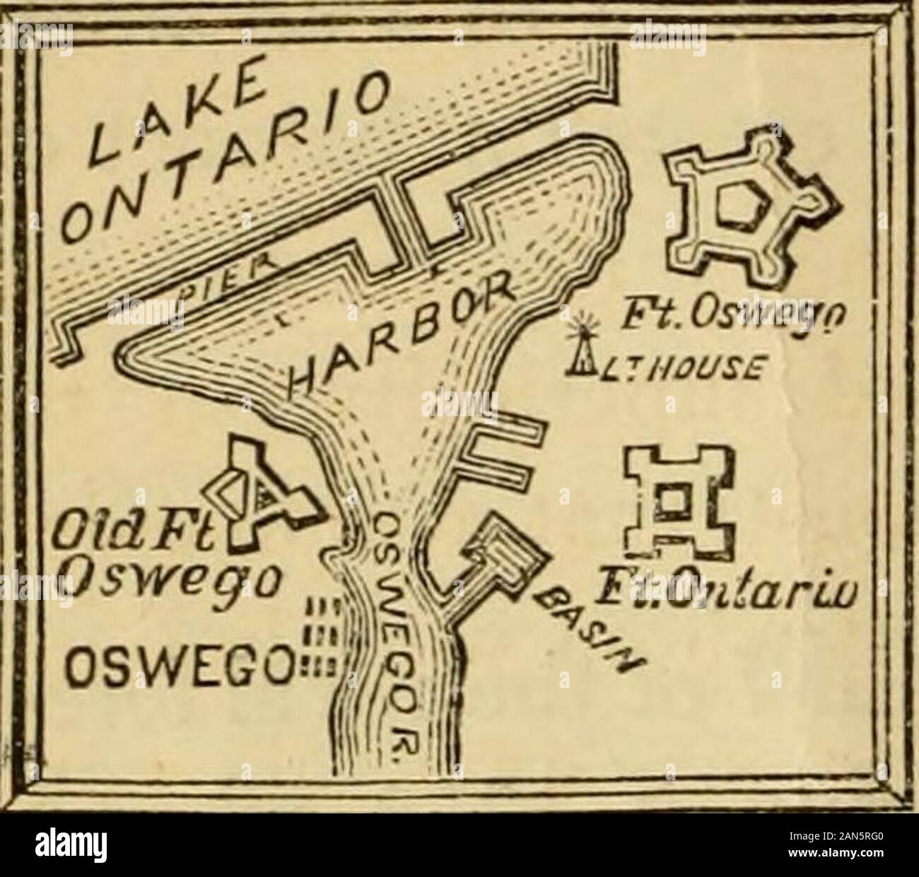 Fort william henry map hi-res stock photography and images - Alamy