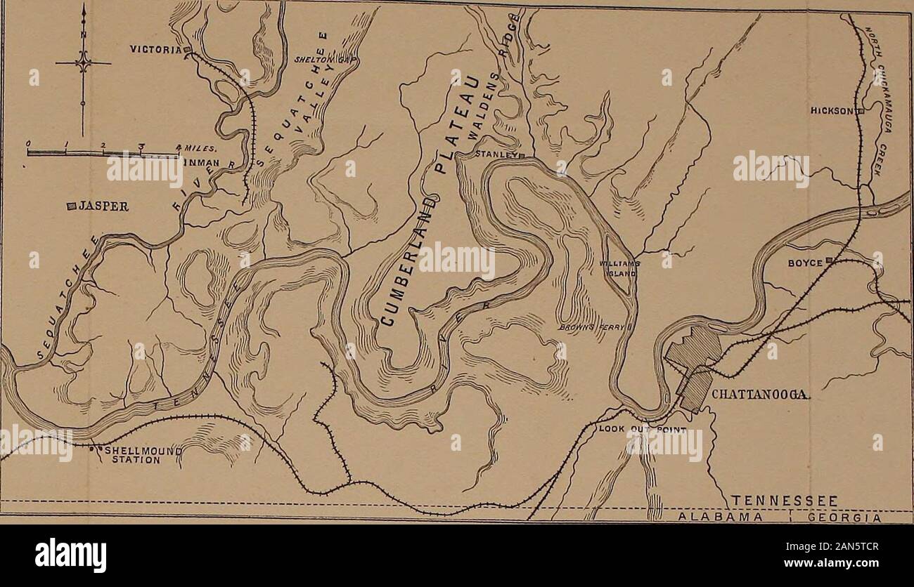 Tennessees Physical Map Of Moutain Ranges