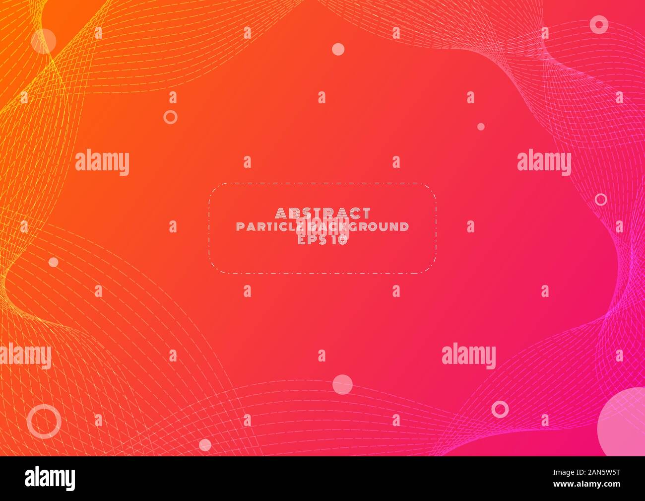 Abstract particle background line shape wave pattern flow design modern ...