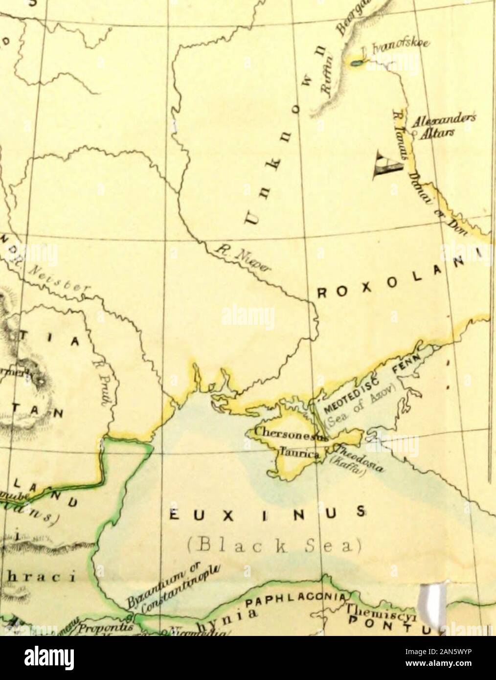 Anglo saxon map of world hi-res stock photography and images - Alamy