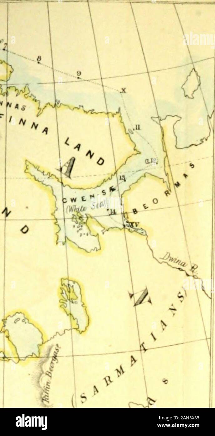 Anglo saxon map of world hi-res stock photography and images - Alamy
