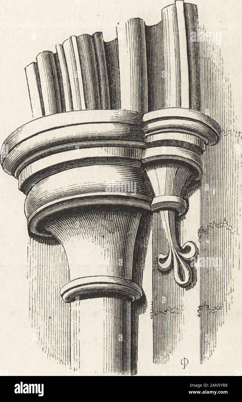 Early english stiff leaf capital hi-res stock photography and images ...