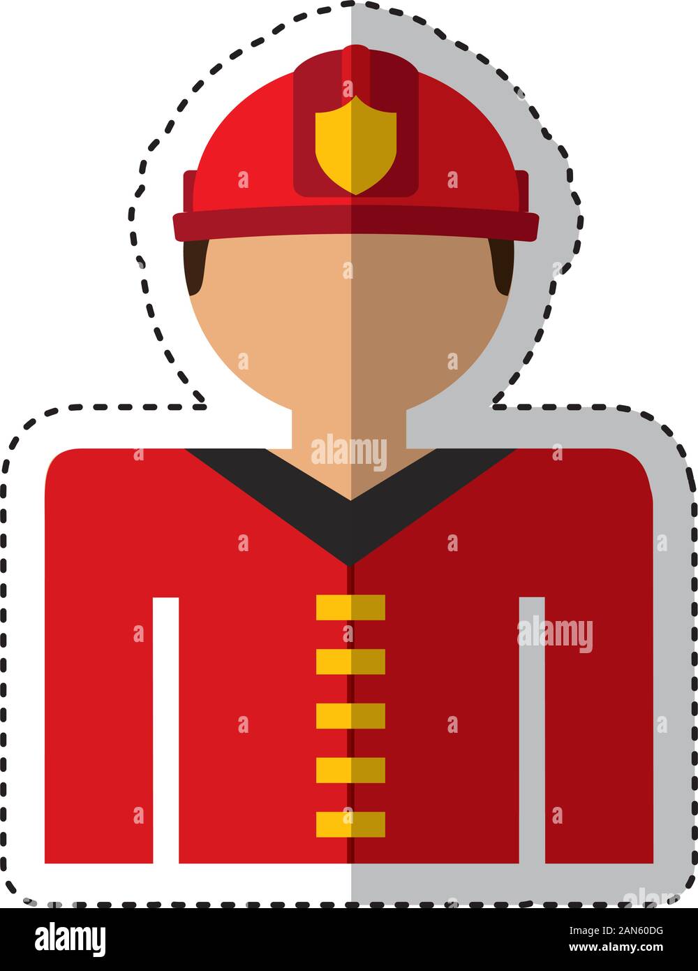 fireman avatar character icon Stock Vector Image & Art - Alamy