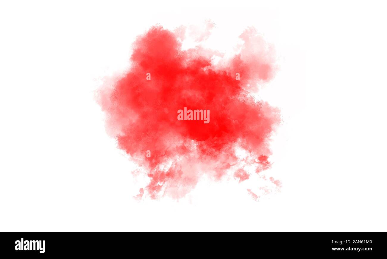 Abstract red watercolor brush. Red watercolor splash background Stock ...