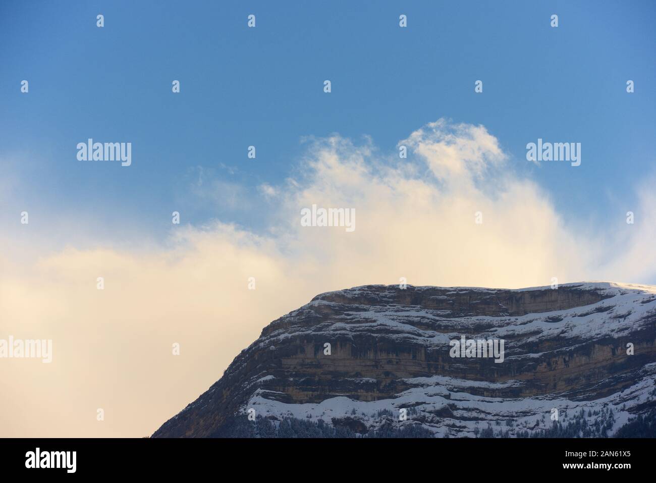 Snowy peaks in Pyrenees, Huesca, Aragon, Spain Stock Photo - Alamy