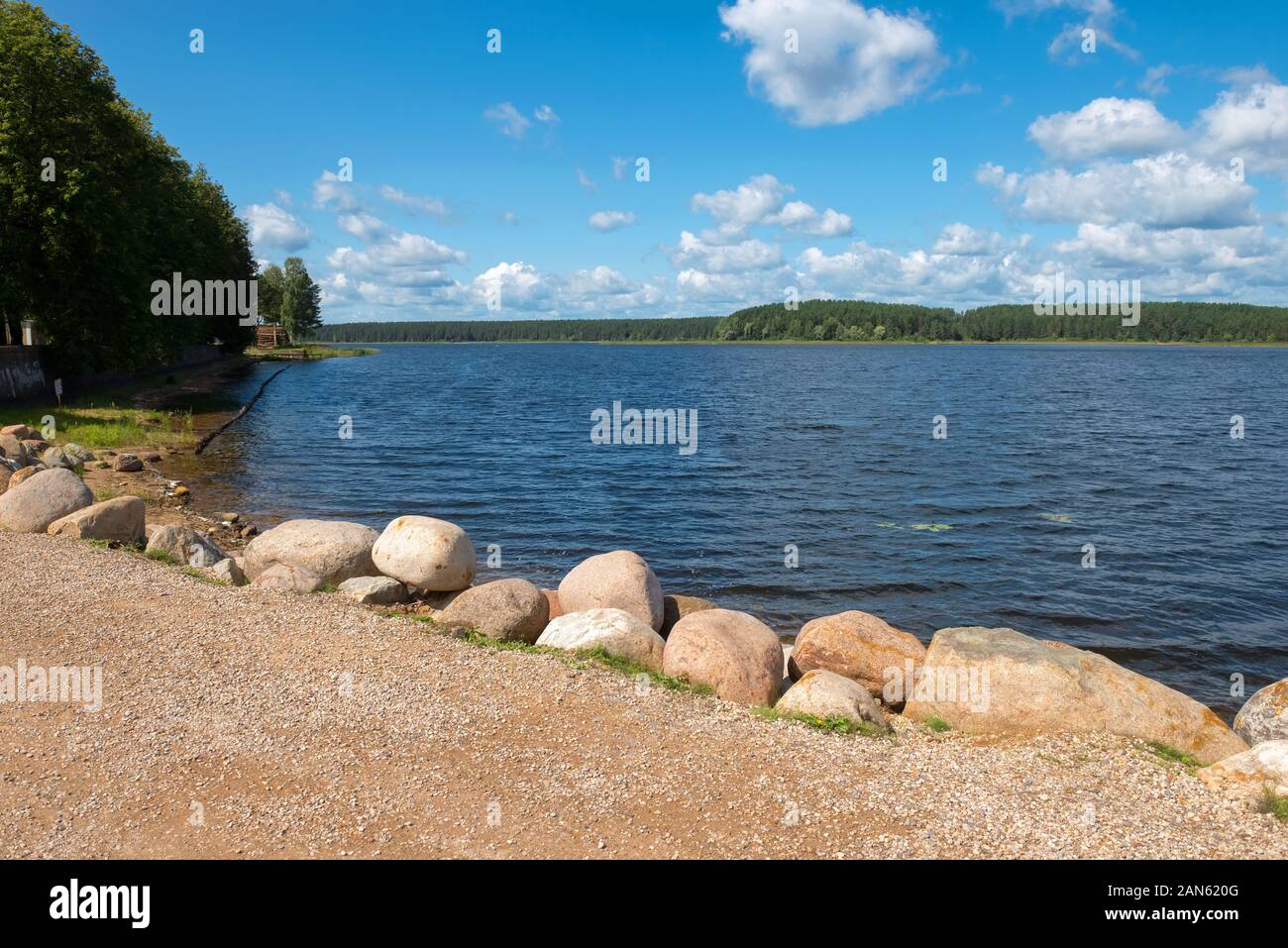 View of Lake Seliger on a summer day Stock Photo - Alamy