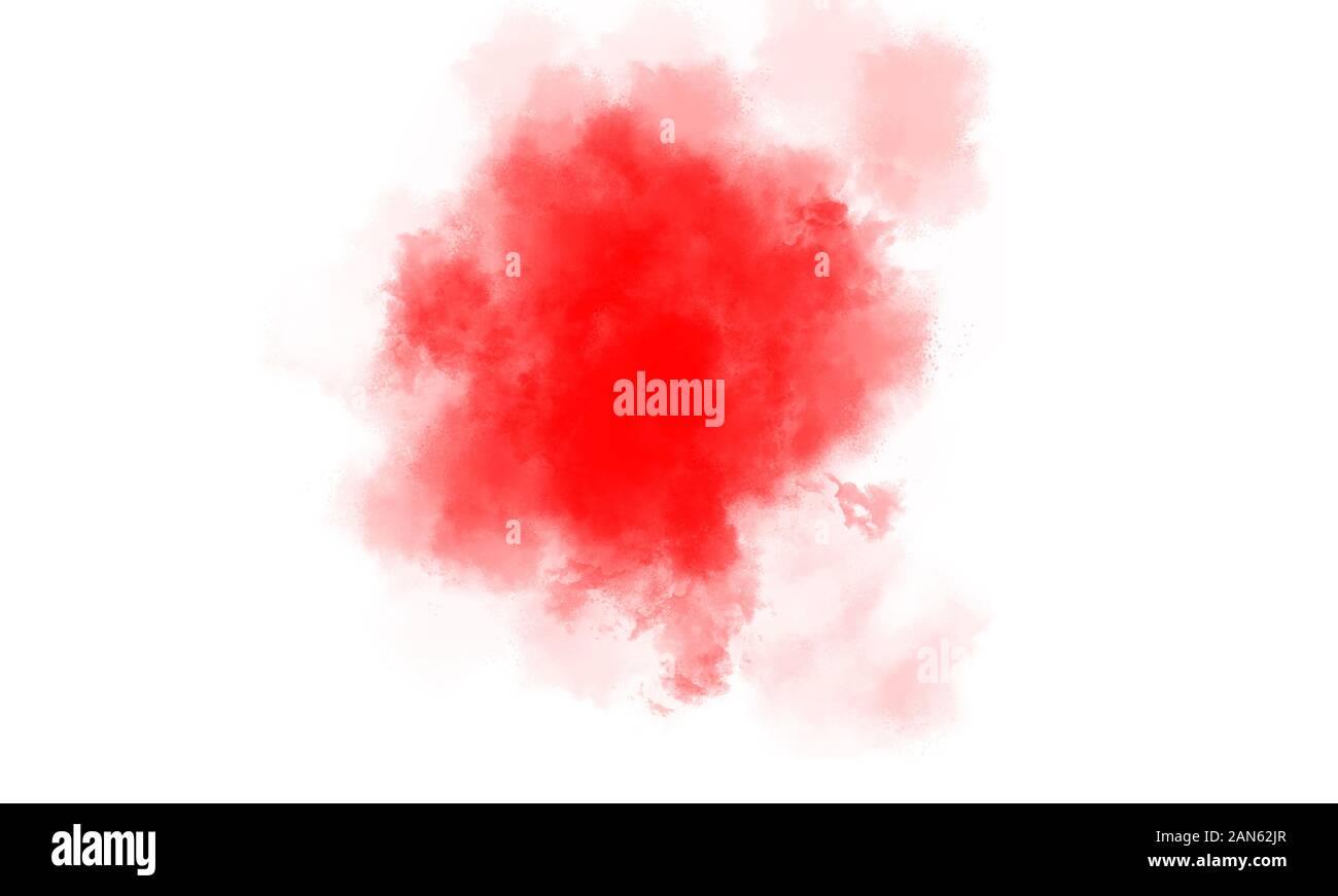 Beautiful red watercolor spot hi-res stock photography and images - Alamy