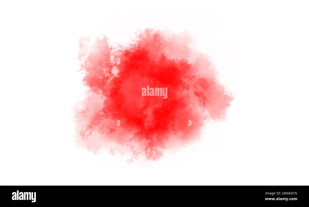 Beautiful red watercolor spot hi-res stock photography and images - Alamy