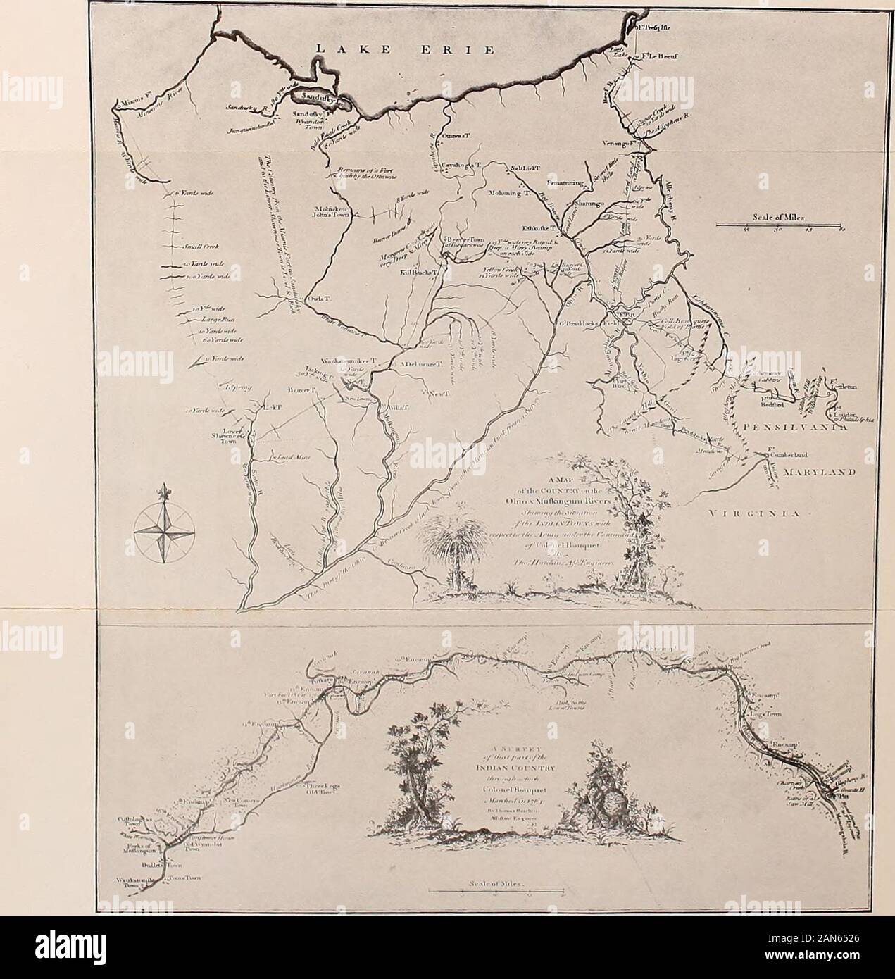Allegheny map hi-res stock photography and images - Alamy