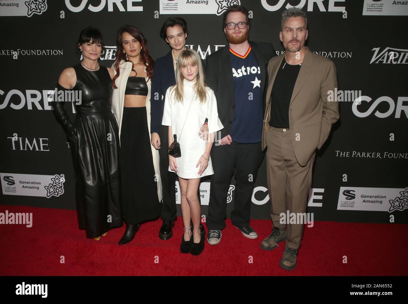 Los Angeles, Ca. 15th Jan, 2020. Rosetta Getty, Balthazar Getty ...