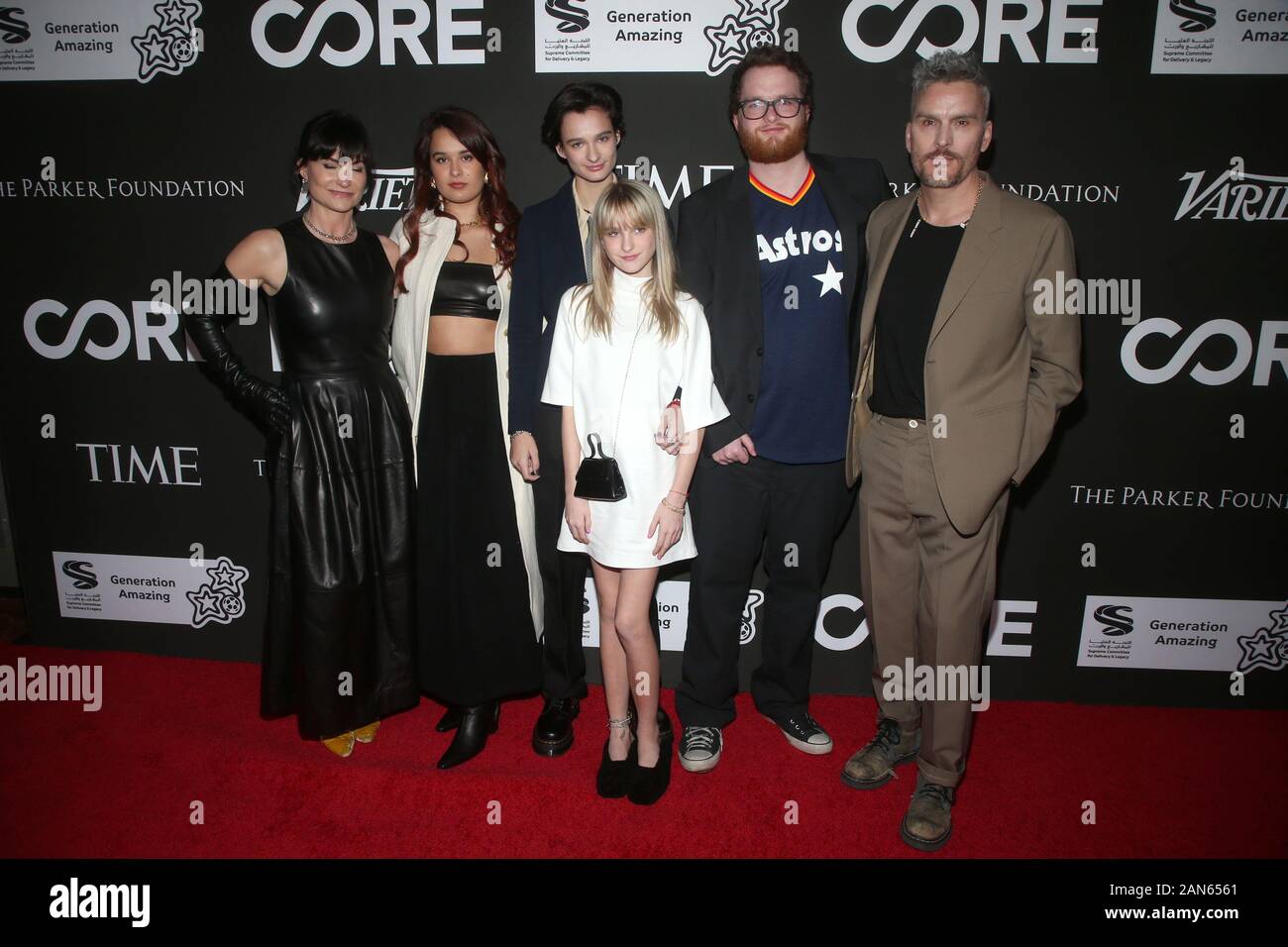 Los Angeles, Ca. 15th Jan, 2020. Rosetta Getty, Balthazar Getty ...
