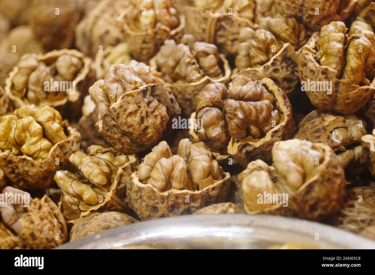 Close up of dried walnuts Stock Photo - Alamy