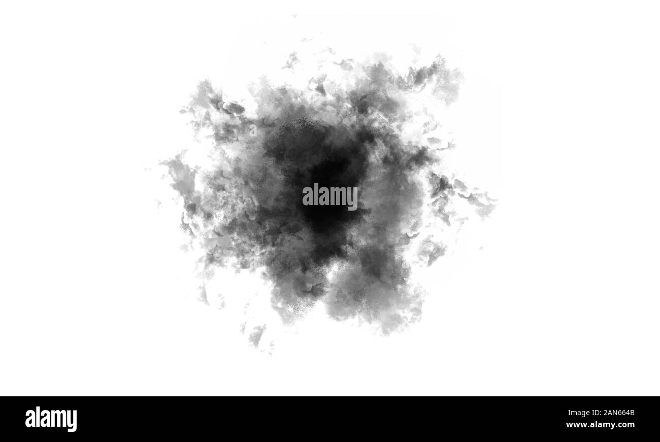 Black smoke brush background. Abstract black brush Stock Photo - Alamy
