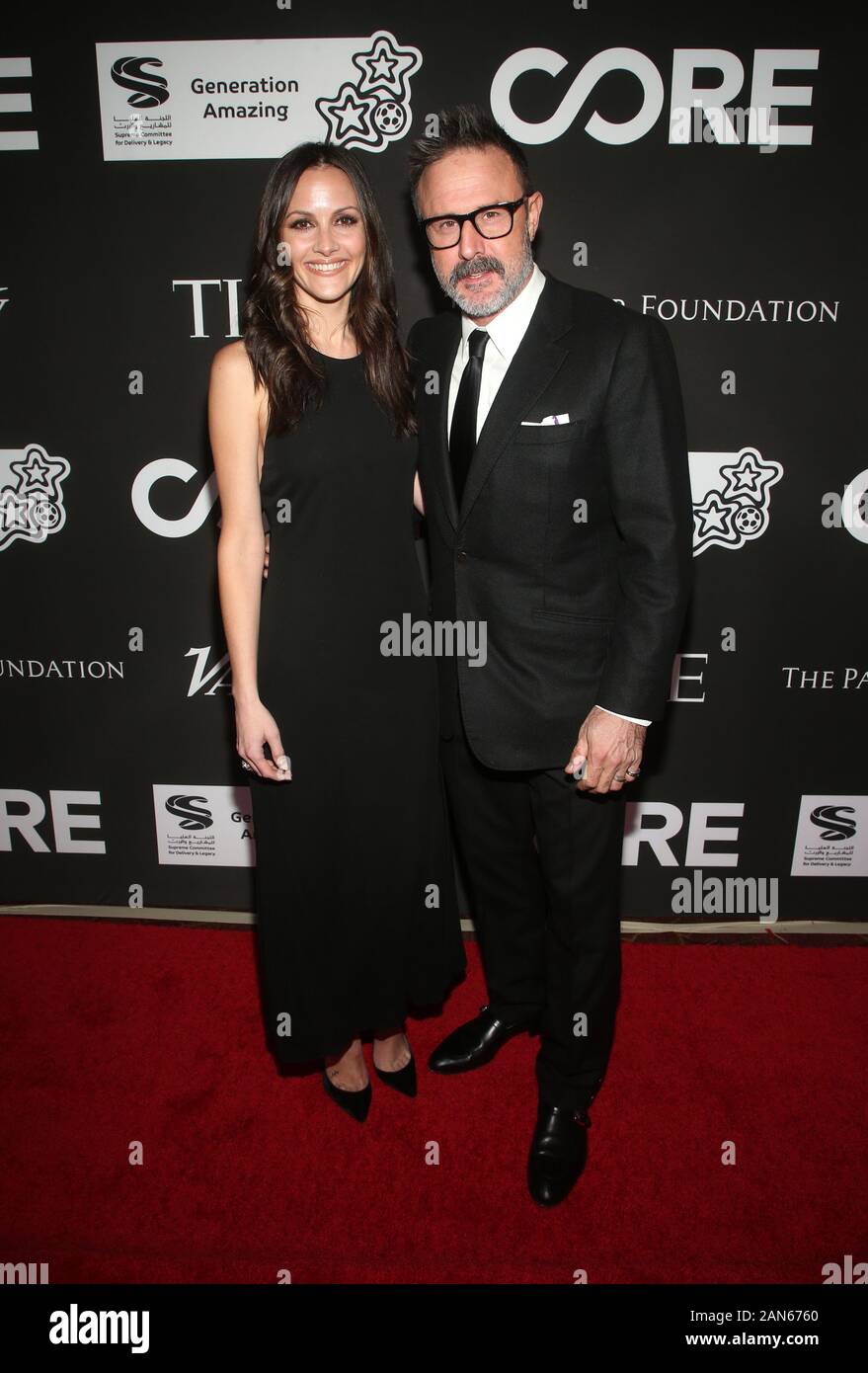Christina Mclarty And David Arquette High Resolution Stock Photography ...