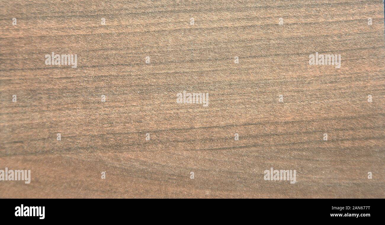 Natural oak wood stained with stain and artificially aged close-up ...