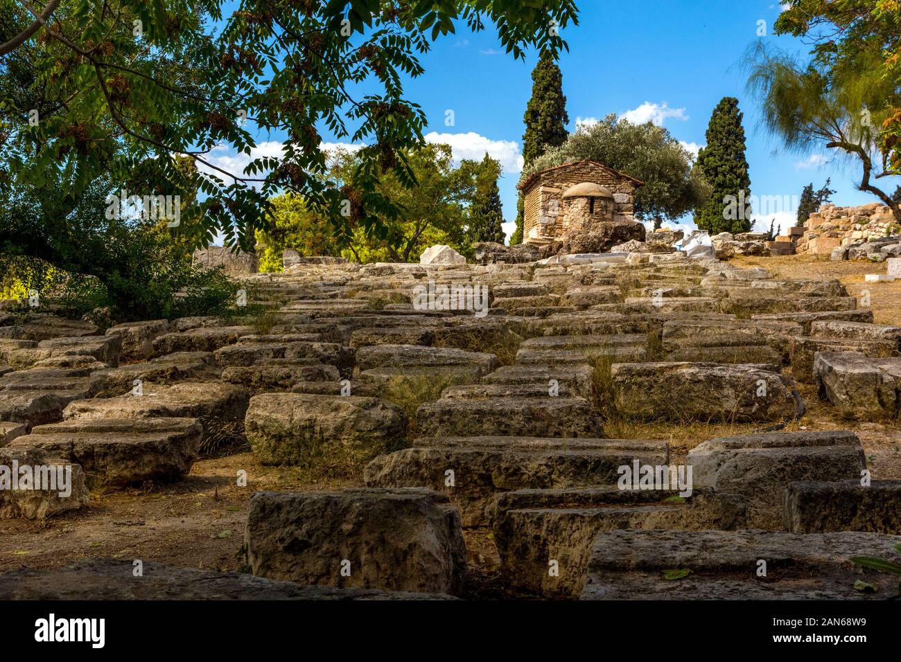 Acropolis Hill Stones Stock Photo - Alamy