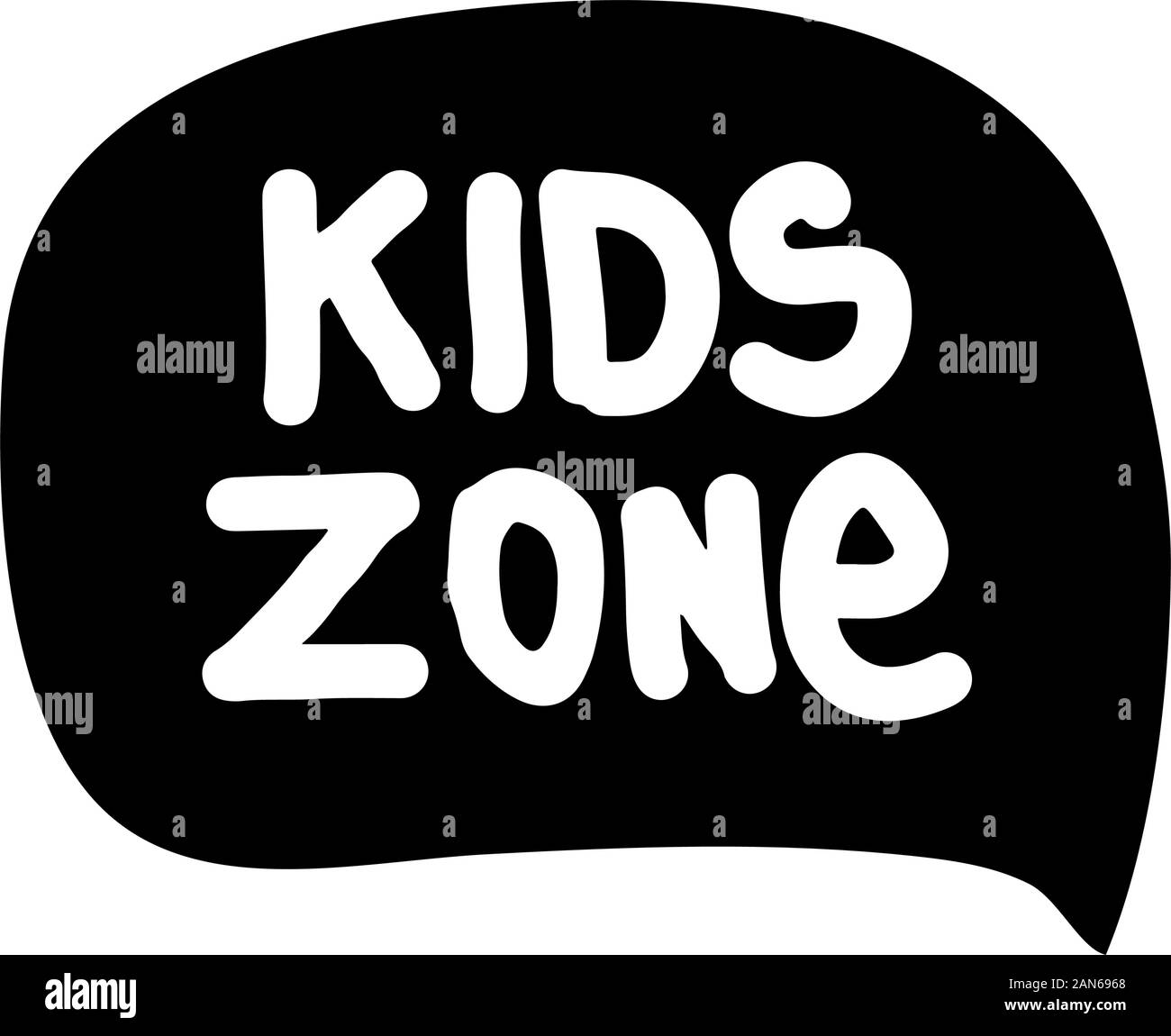 Kids party sticker Black and White Stock Photos & Images - Alamy