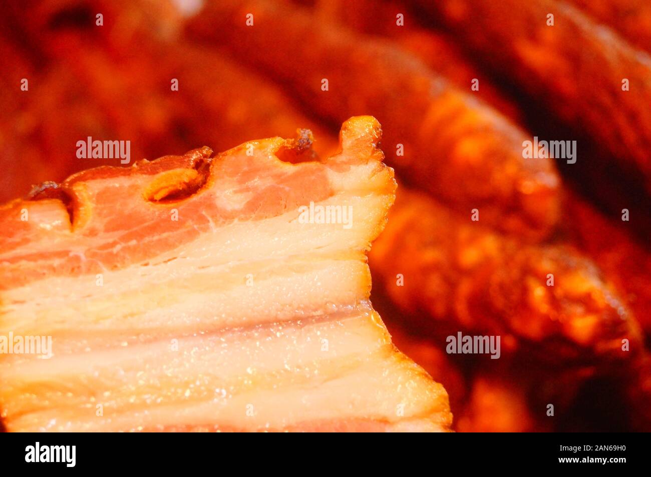 Sichuan bacon is a traditional delicious food in China Stock Photo - Alamy
