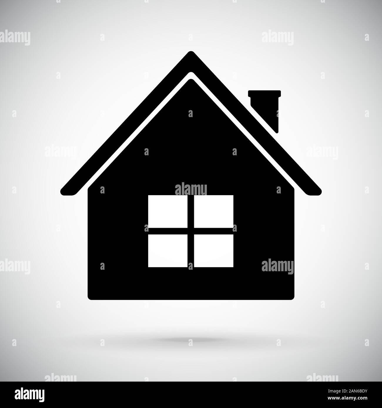 House icon. Black sign Stock Vector Image & Art - Alamy