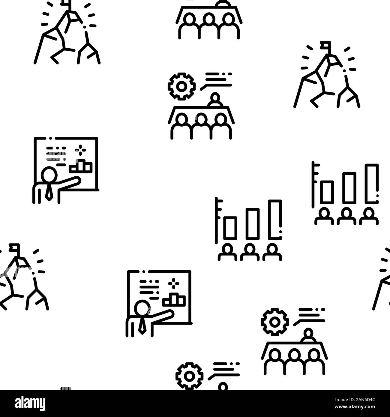 Mentor Relationship Seamless Pattern Vector Stock Vector Image & Art ...