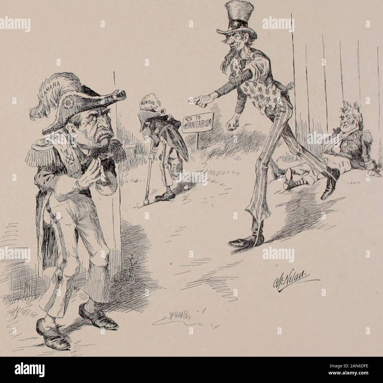 Cartoons of our war with Spain . TROUBLES WHICH M AY FOLLOW AN IMPERIAL ...