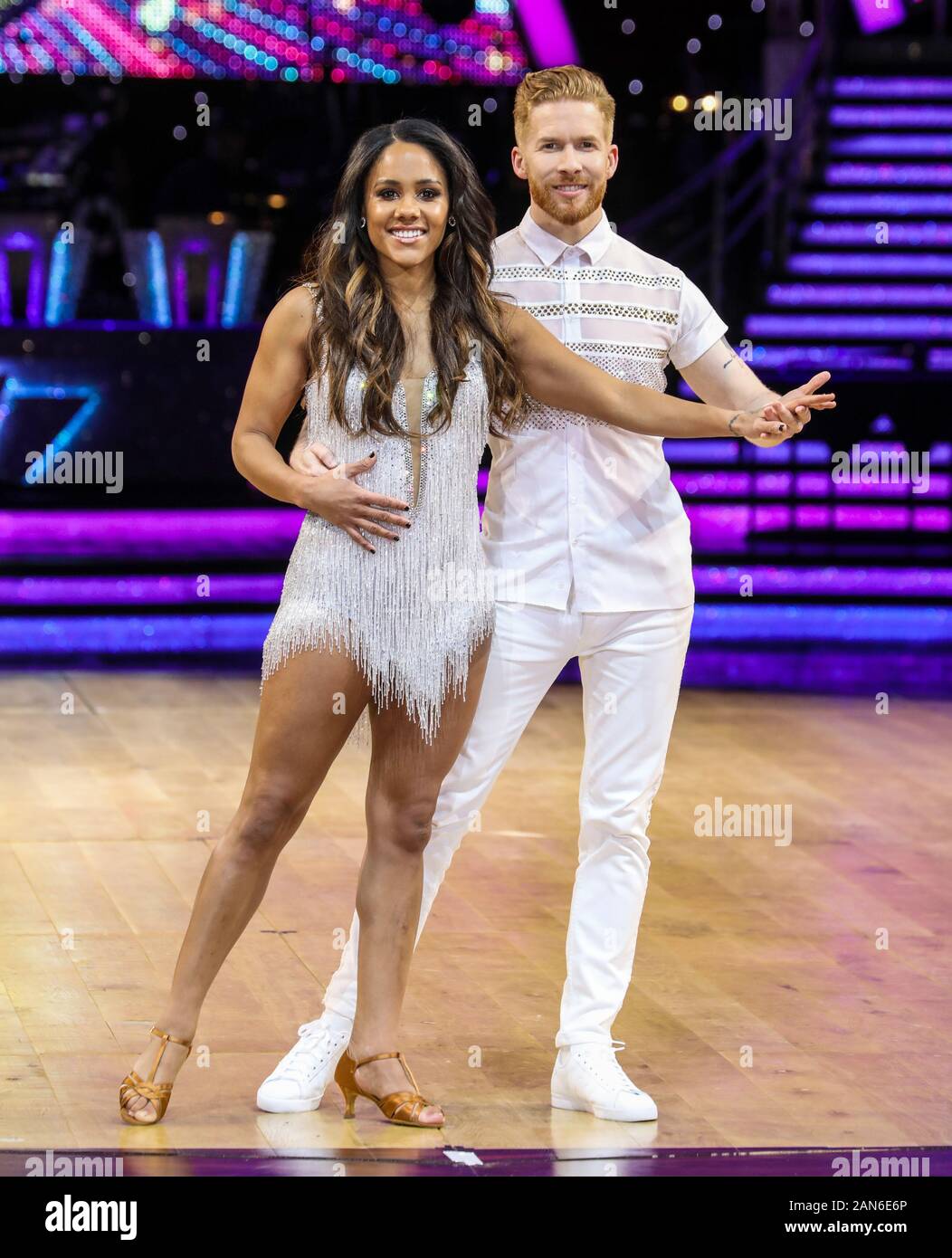 Alex Scott and Neil Jones attending a Photocall ahead of the first ...