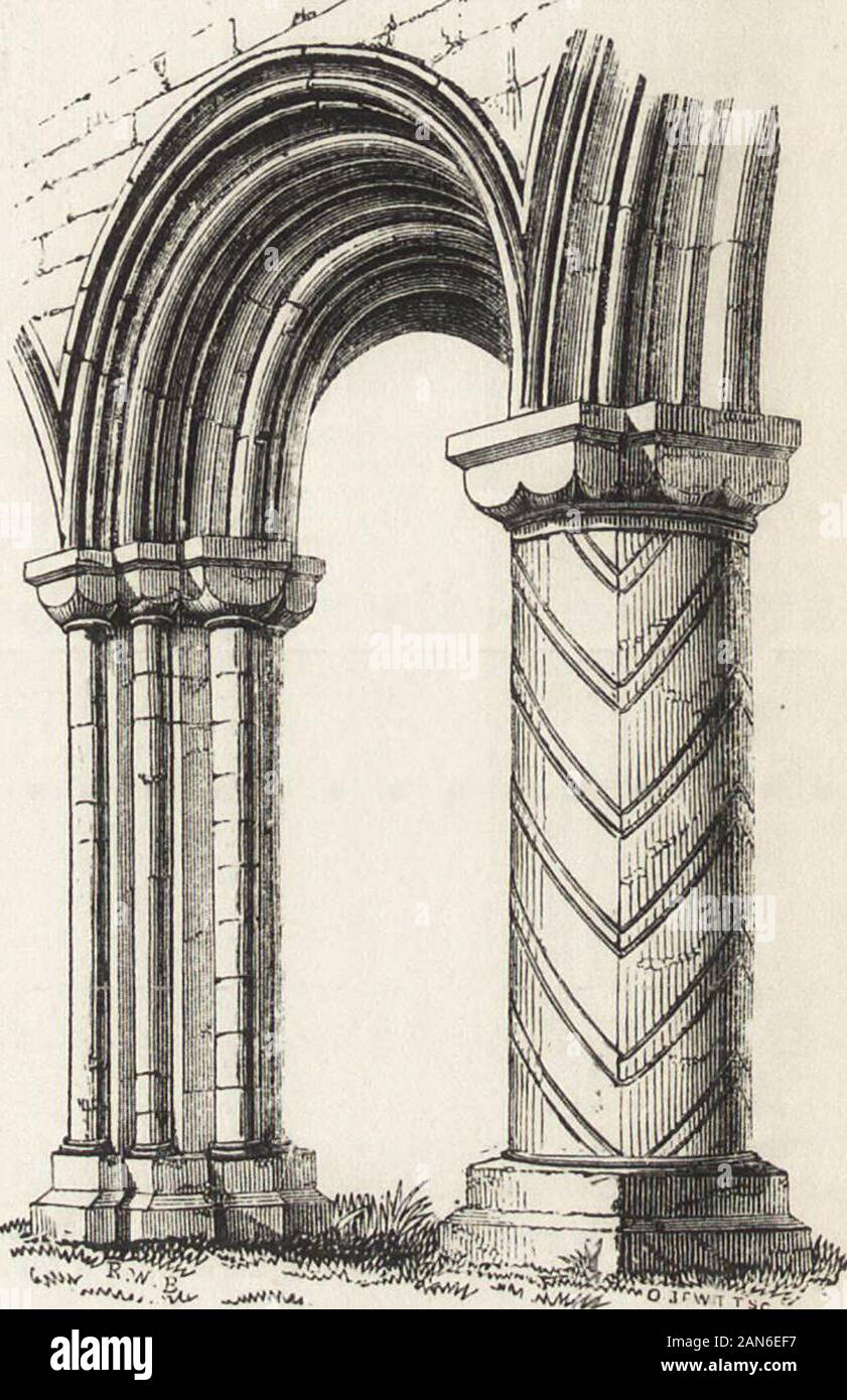 An introduction to the study of Gothic architecture . n impost of ...
