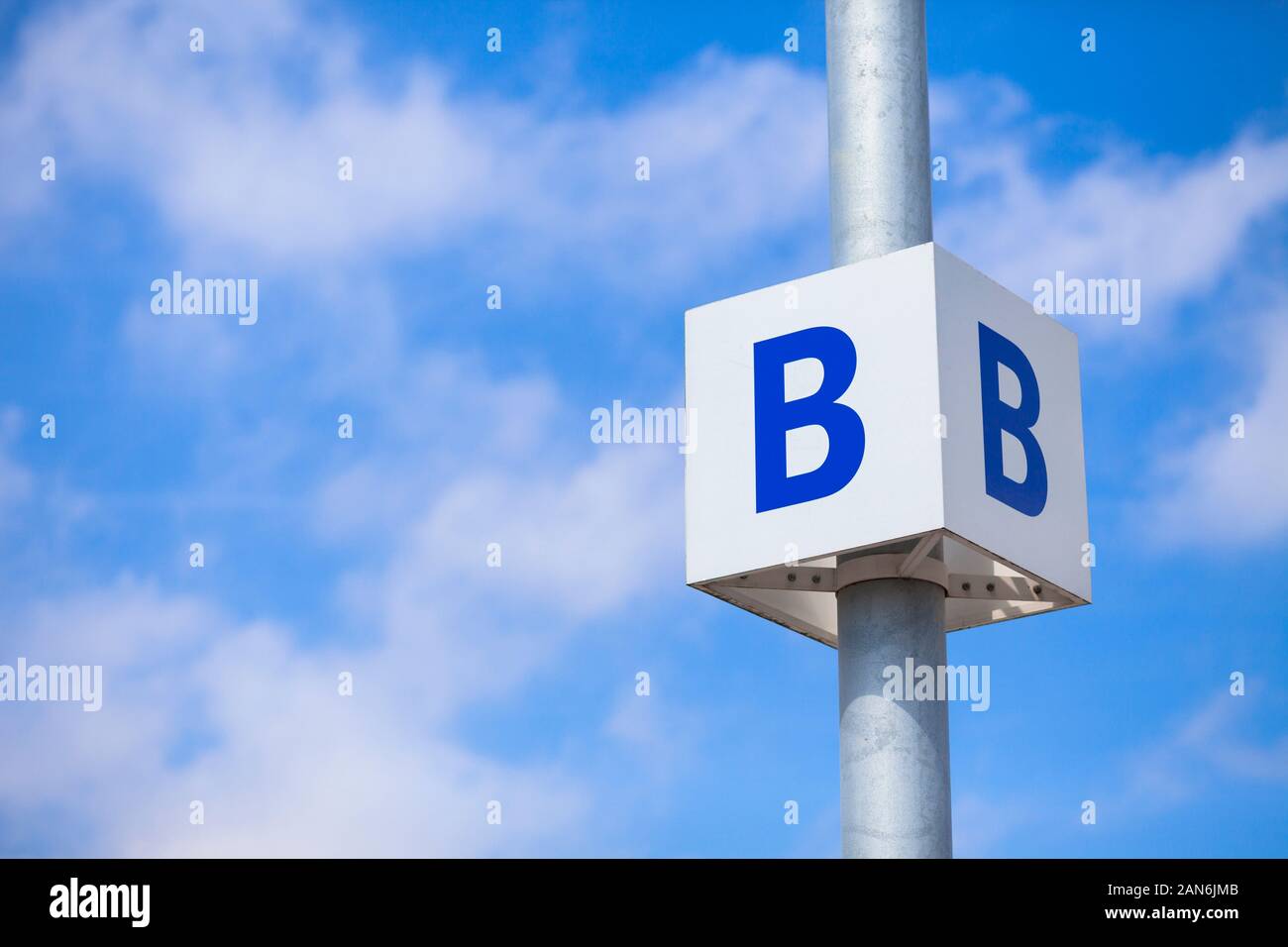 B letter sign hi-res stock photography and images - Alamy