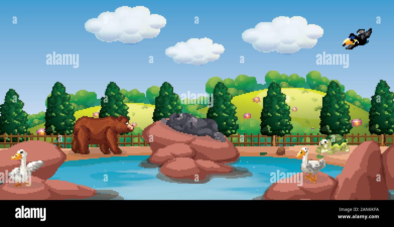 Group of animals animals in the wild flying animal wildlife Stock ...