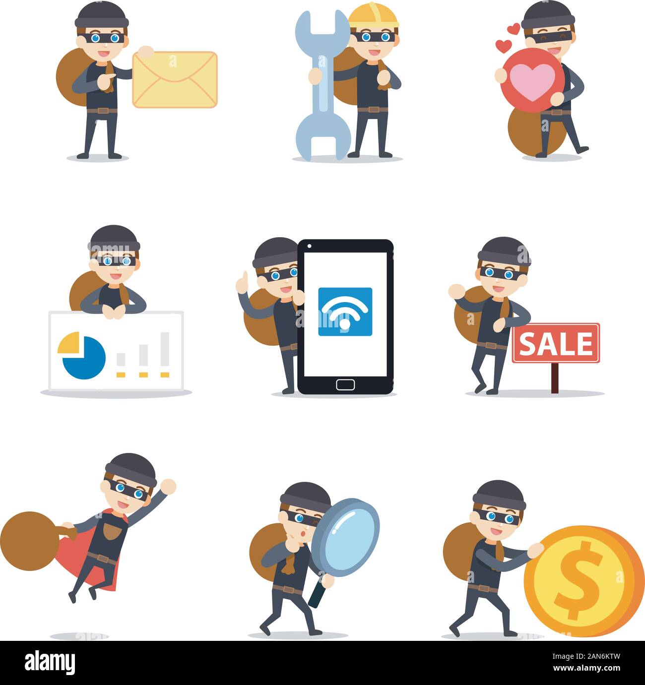 Arrest bank robber hi-res stock photography and images - Alamy