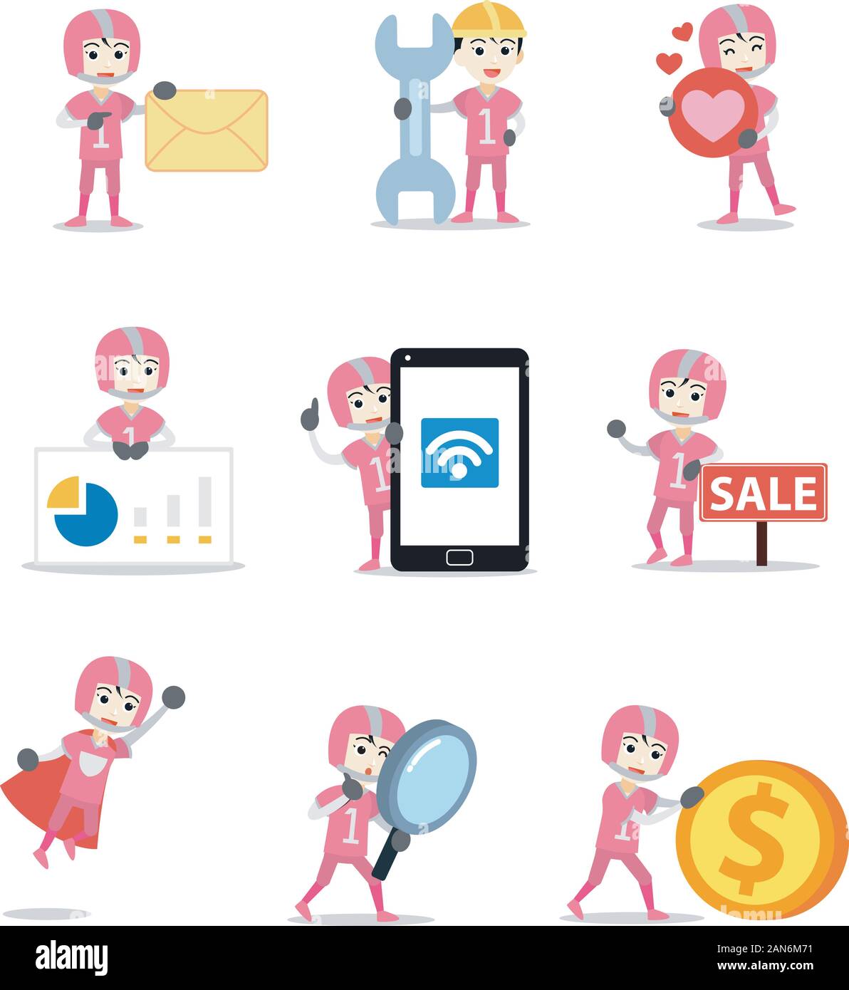 Modern football helmet in Stock Vector Images - Alamy