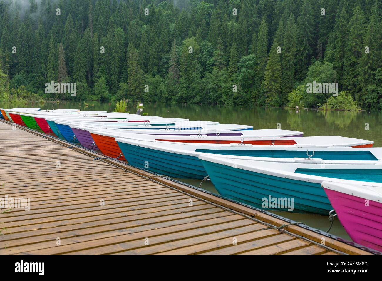 Red blue rowing boats hi-res stock photography and images - Alamy
