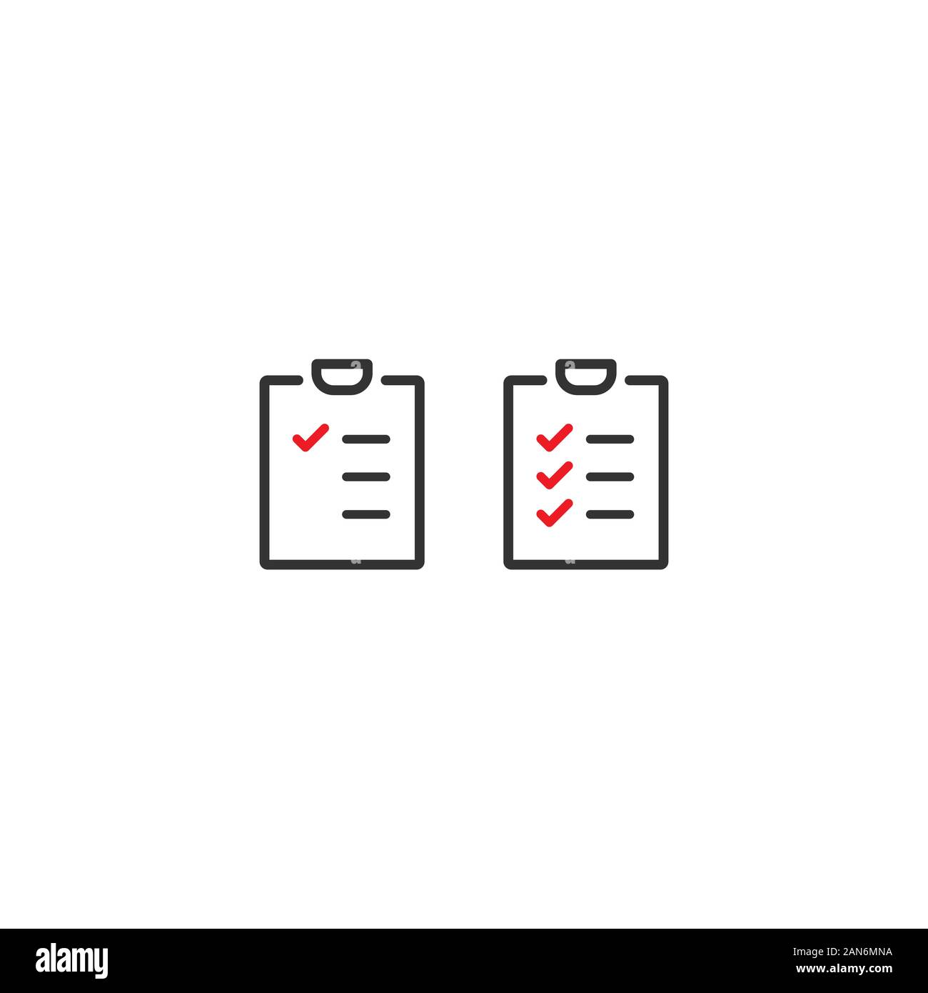 To-do check list with ticks and points. Clipboard with check marks ...