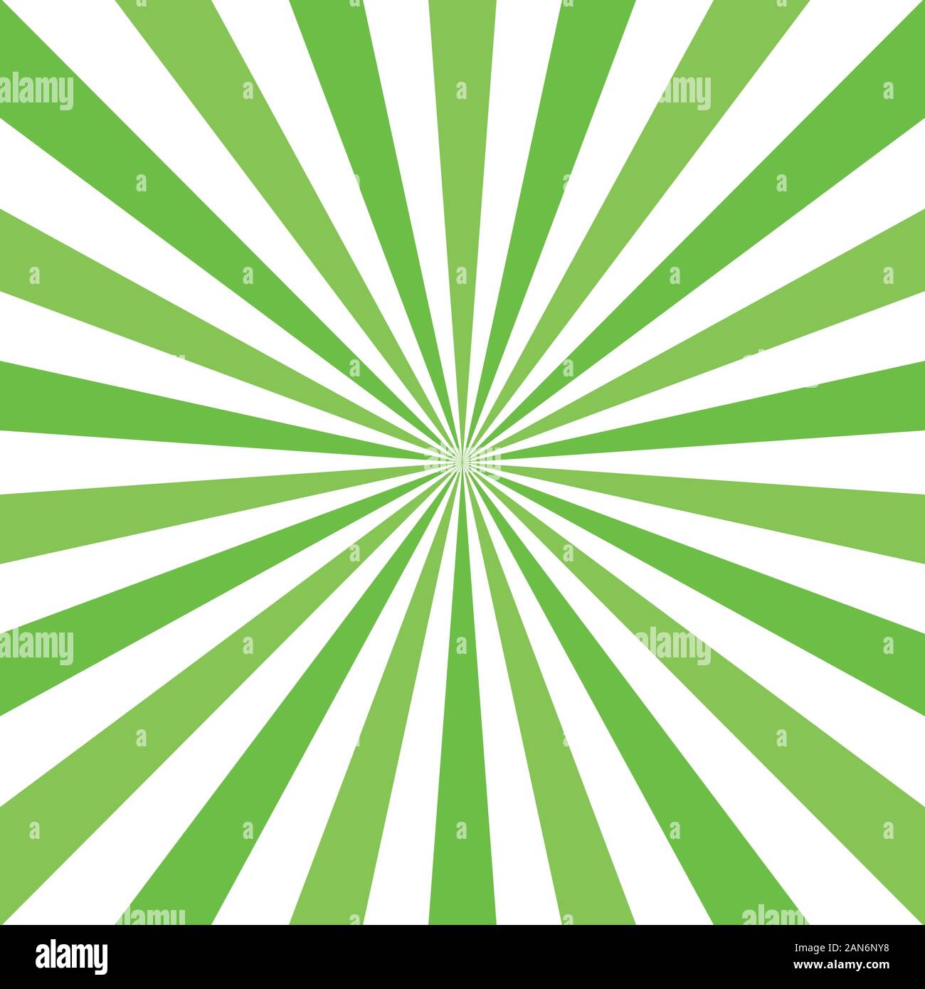 Green Sun Rays Background