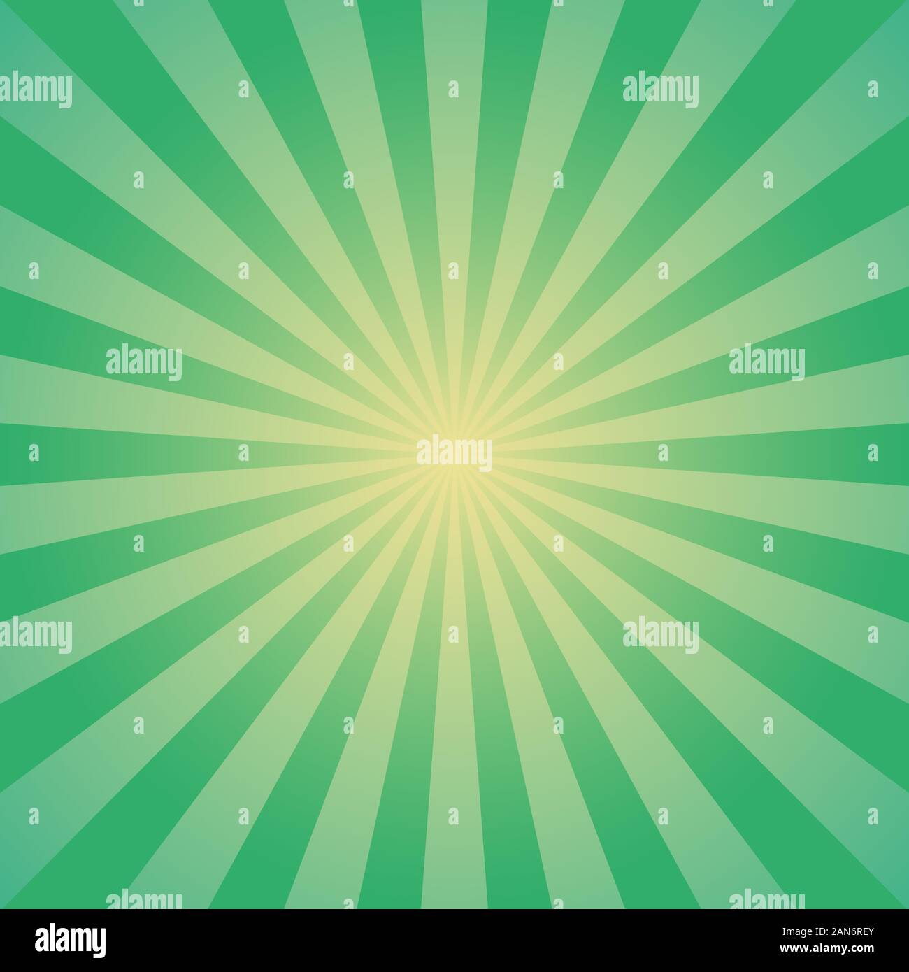 Sunlight abstract background. Green color burst background. Vector ...