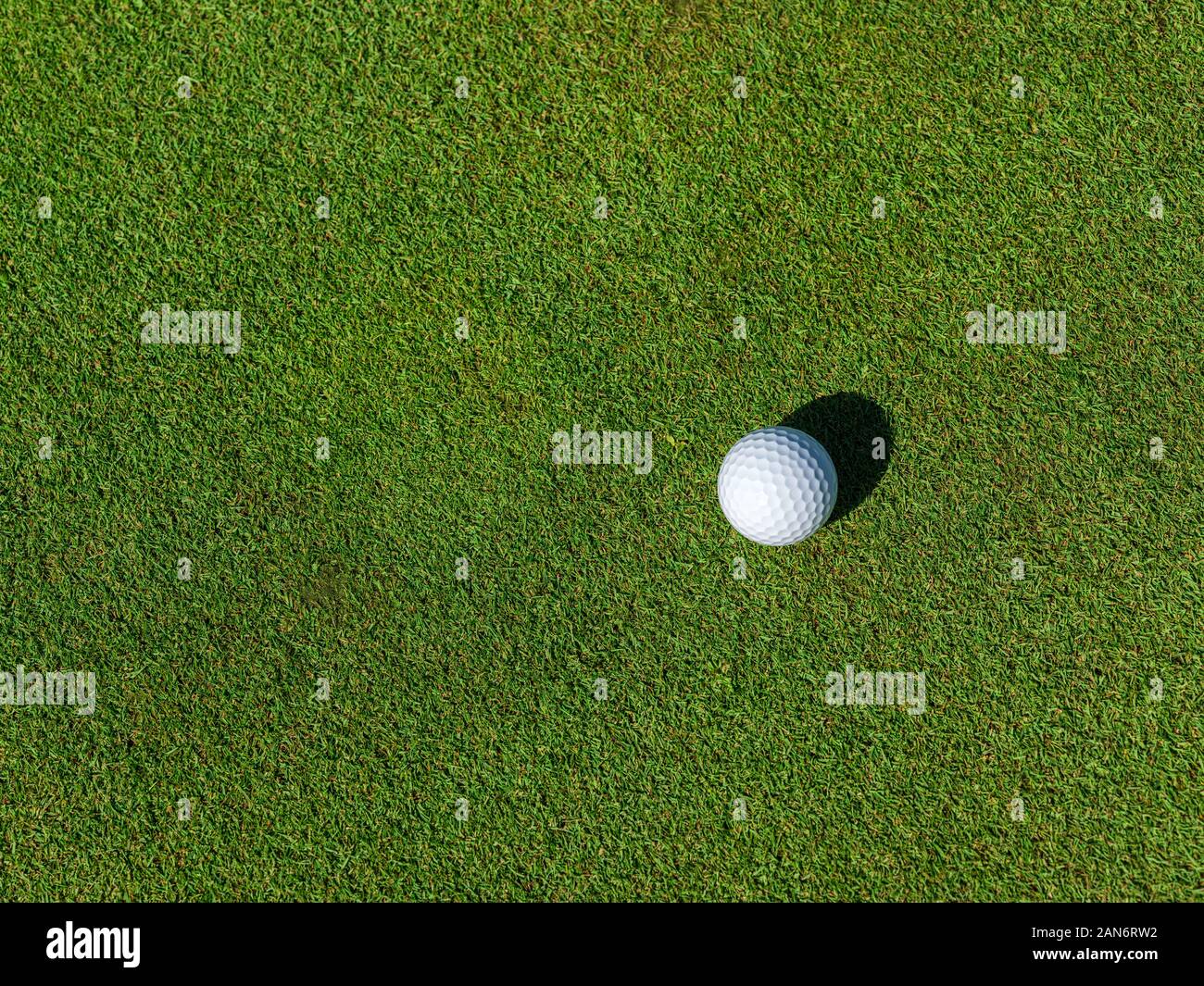 golf ball in a driving range Stock Photo - Alamy